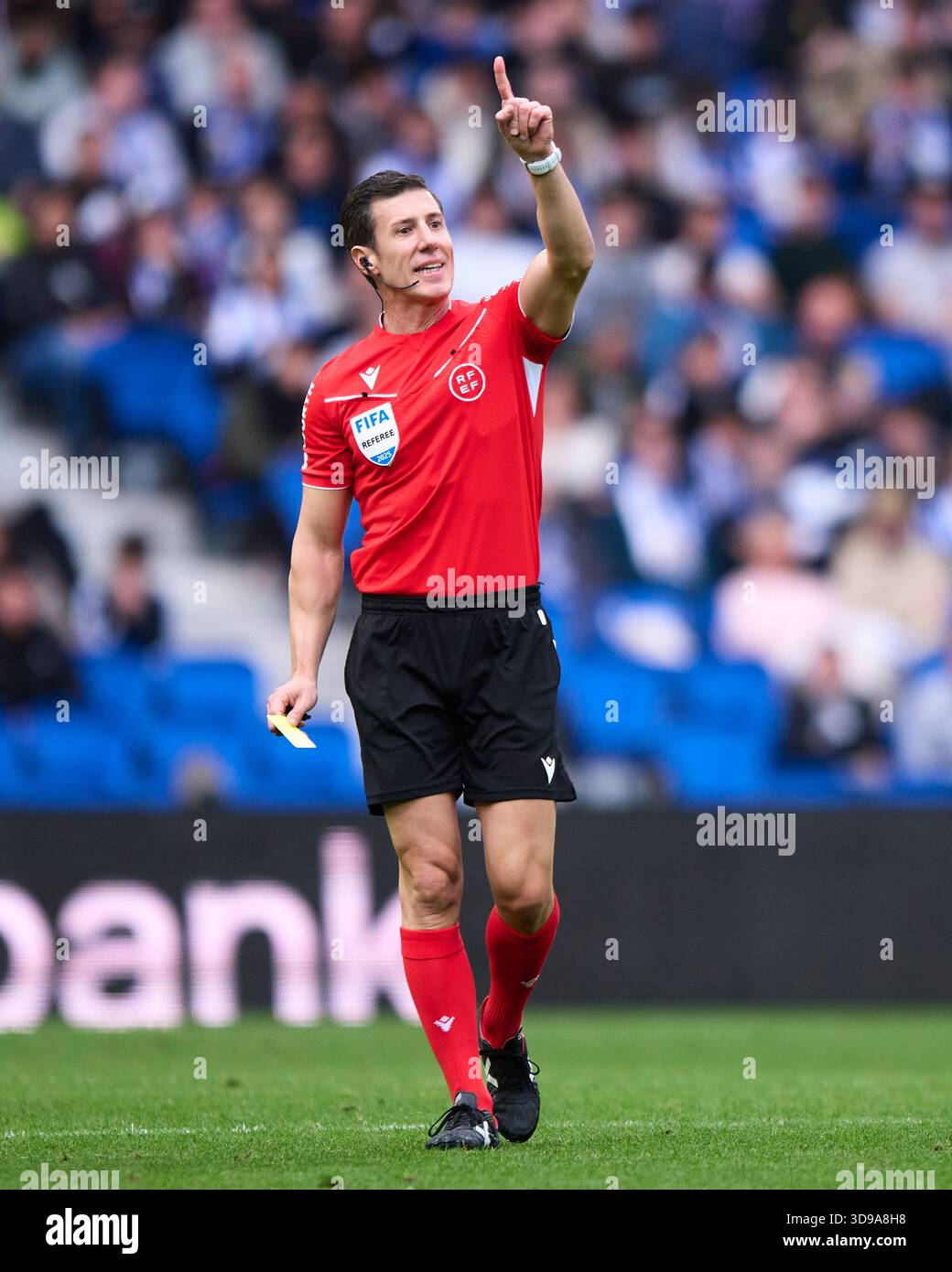 Referee Cesar Soto Grado reacts during the LaLiga EA Sports match ...