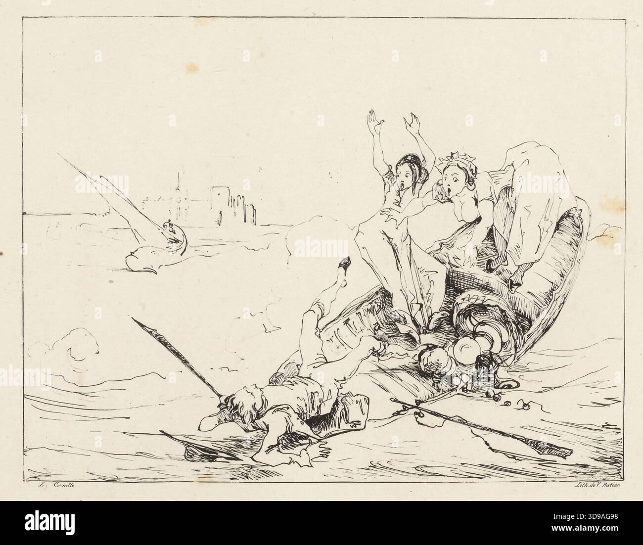 Water Walk, Cornille (Victor Auguste Laurent, known as), Draughtsman ...