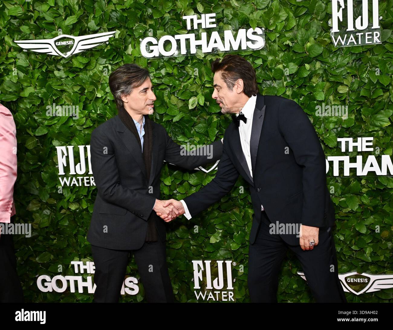 Noah Baumbach, left, and Benicio del Toro attend The Gotham Film Awards ...