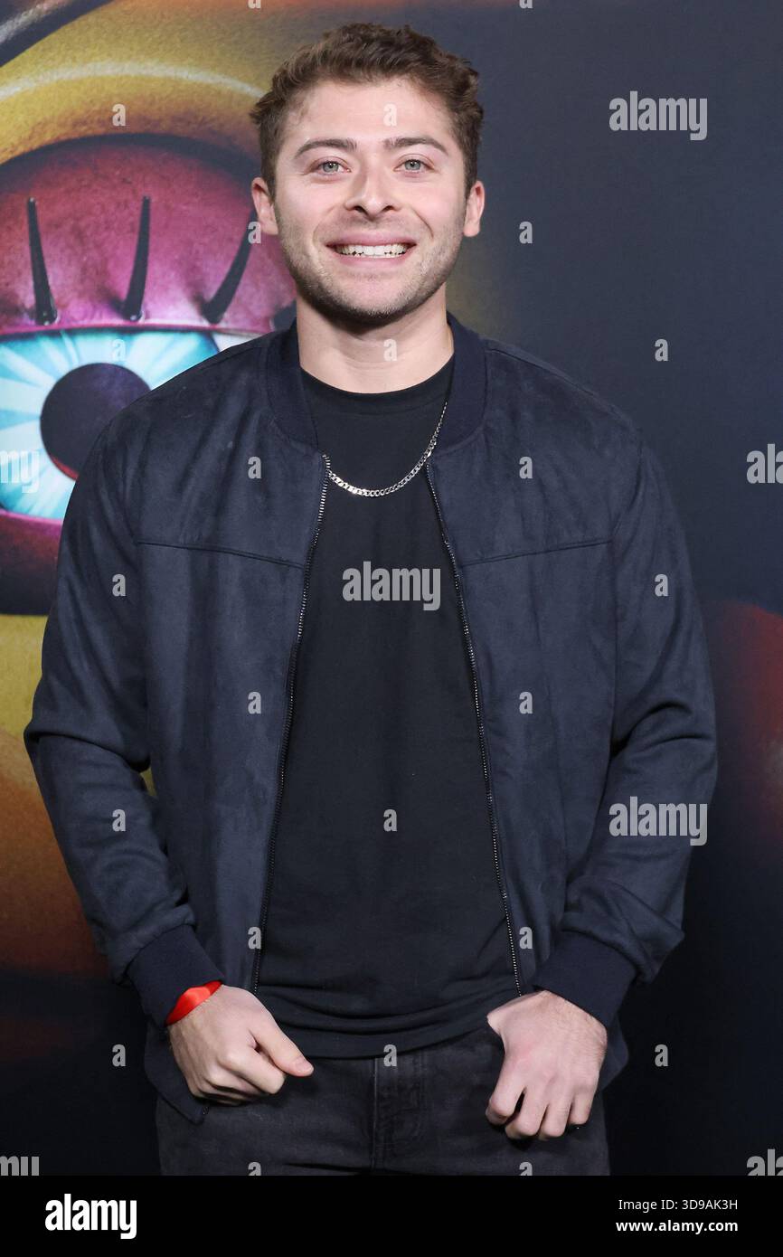 December 2, 2025, Los Angeles, California, USA: Ryan Ochoa at the Premiere of Five Nights at ...