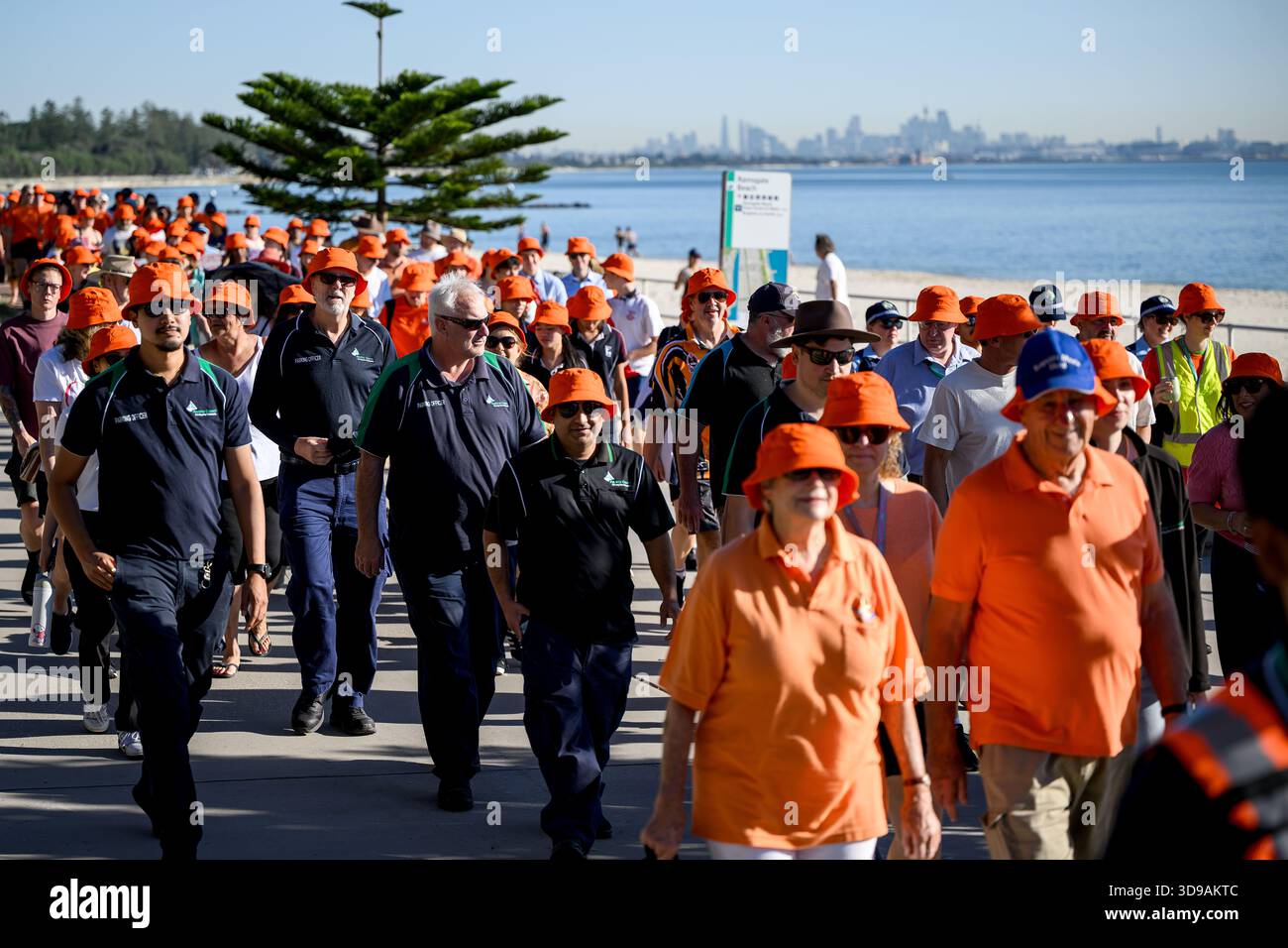 Members of the public take part in the Bayside Council Walk Against ...