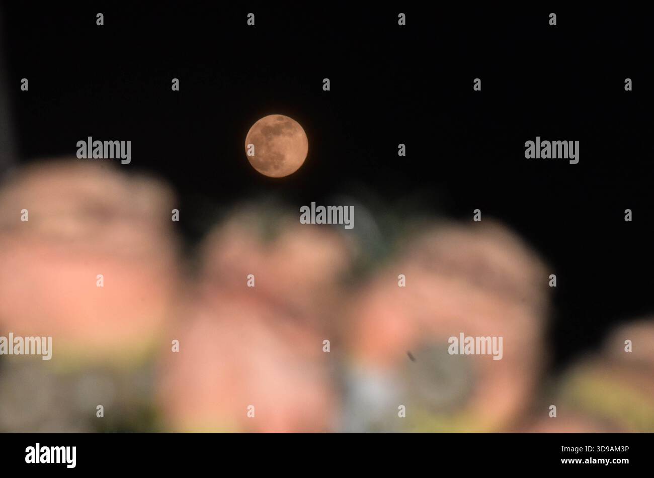 Cold Moon seen over Srinagar in Kashmir. The term 'cold moon ...