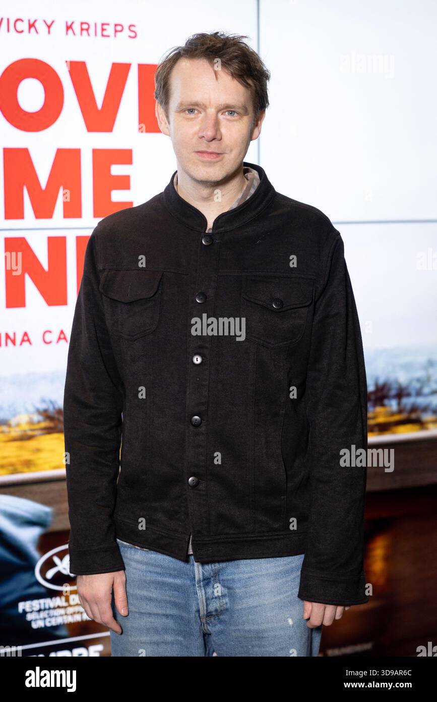 Antoine Reinartz attends the premiere of ‘Love me Tender’ held at UGC ...