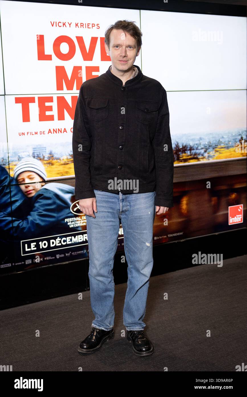 Antoine Reinartz attends the premiere of ‘Love me Tender’ held at UGC ...