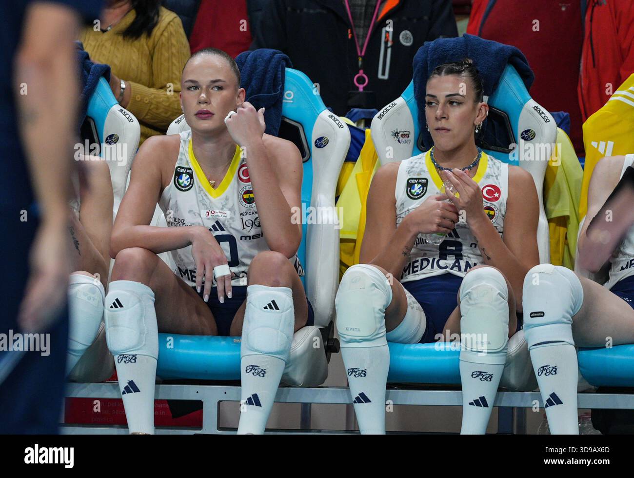 Arina Fedorovtseva (Fenerbahce Medicana Istanbul) and Alessia Orro ...