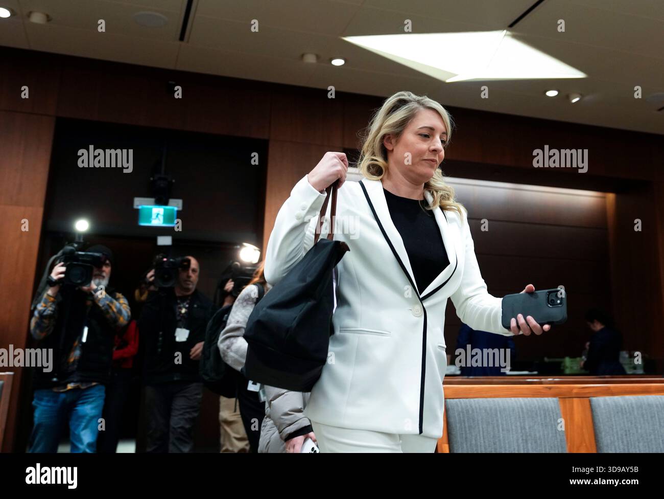 Minister of Industry Melanie Joly arrives to appear before the Standing ...