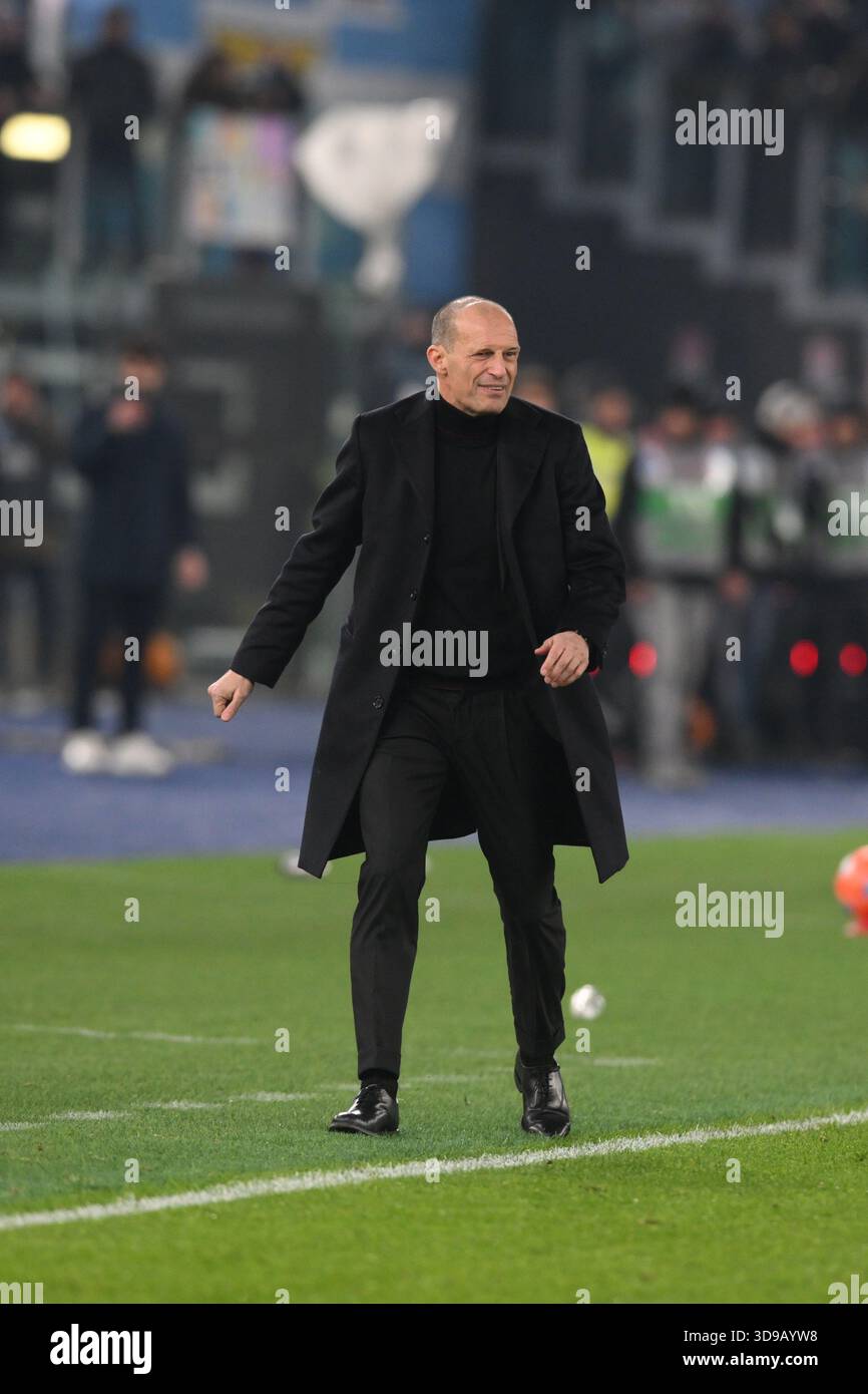 Massimiliano allegri head coach of ac milan hi-res stock photography ...
