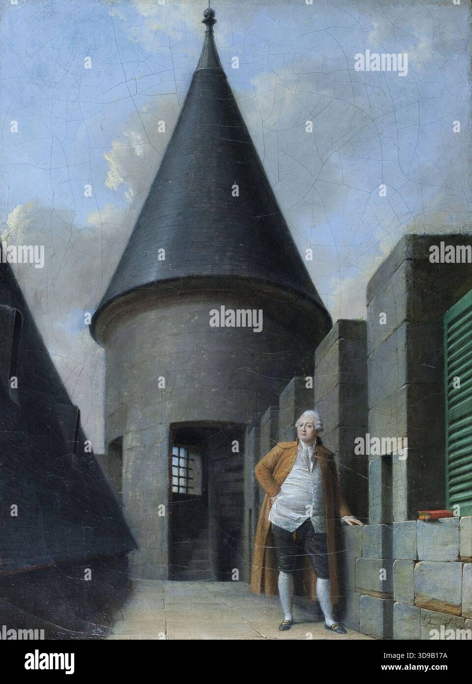 Louis XVI at the Temple, by Jean-François Garneray, Painter, 1814, 19th ...