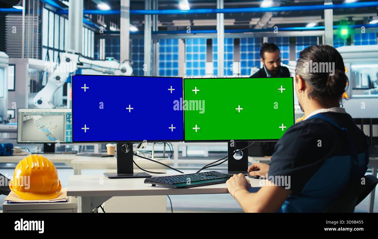 Computer screen displays solar panel hi-res stock photography and ...