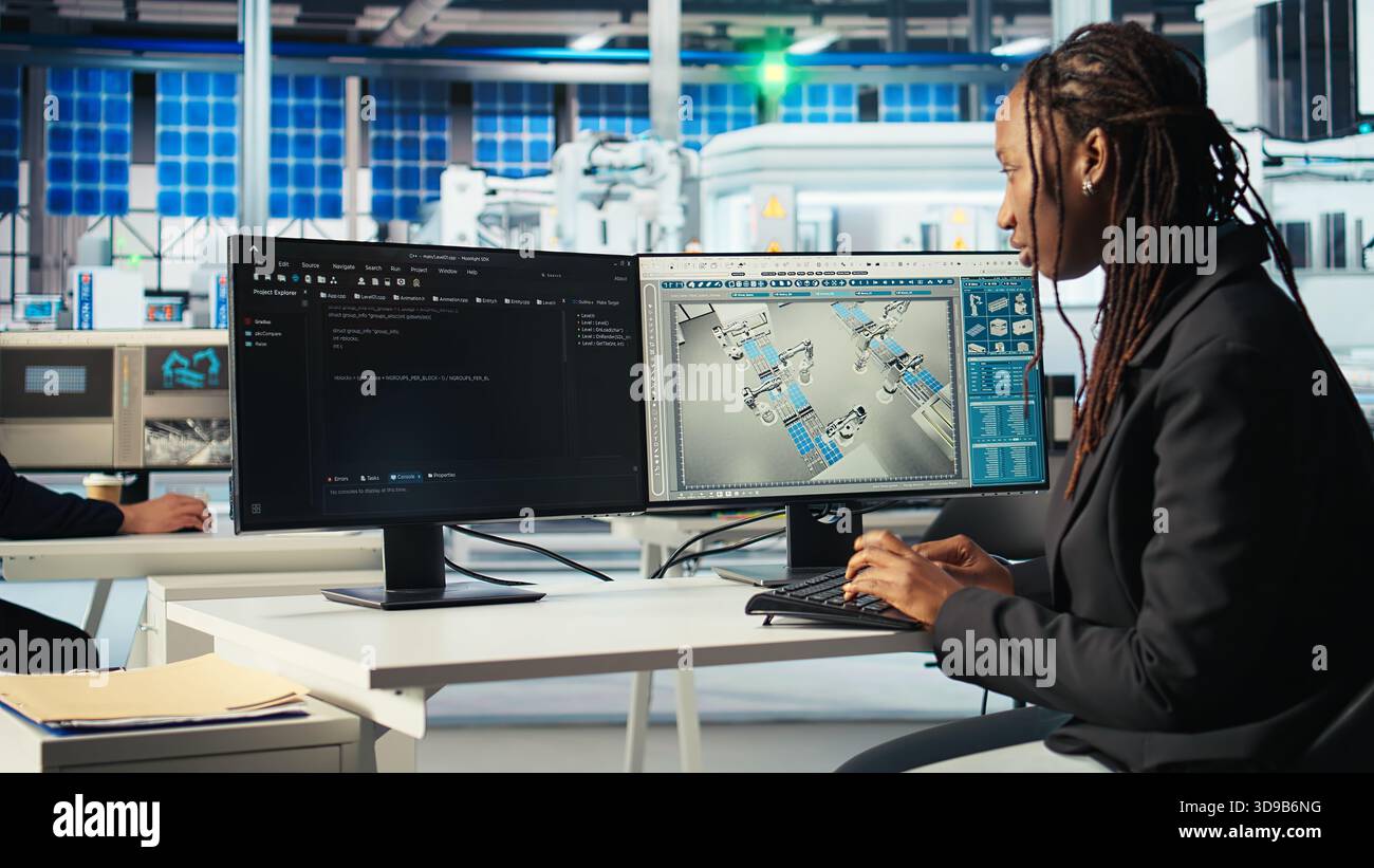 Photovoltaics factory system administrator hi-res stock photography and ...