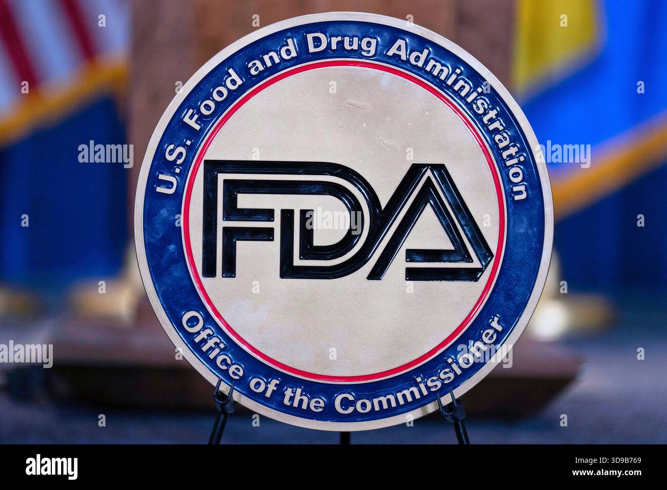 FILE - The Food and Drug Administration seal is seen at the Hubert ...