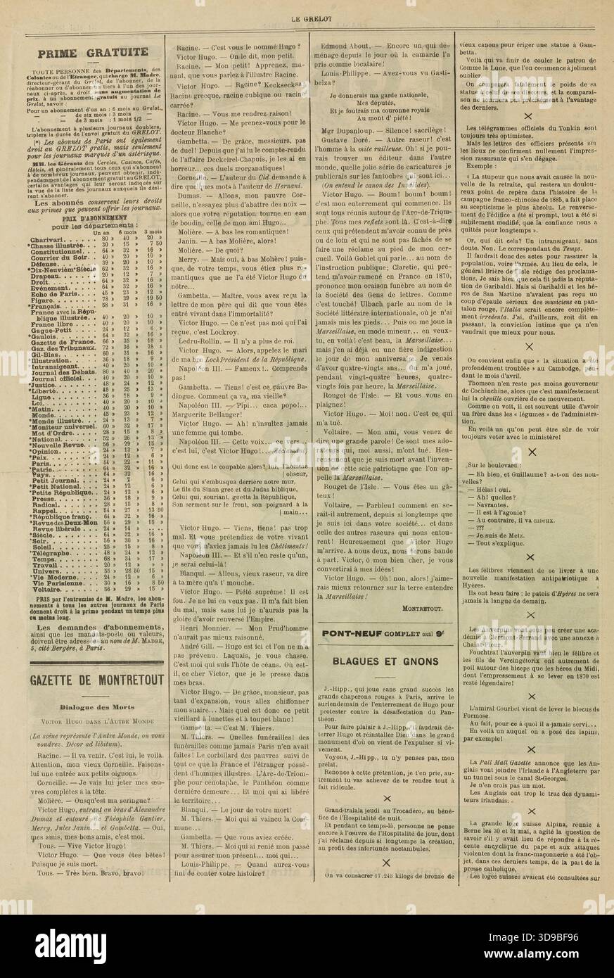 Death of Victor Hugo, Guillaumin, Edouard (known as Pépin), Illustrator ...