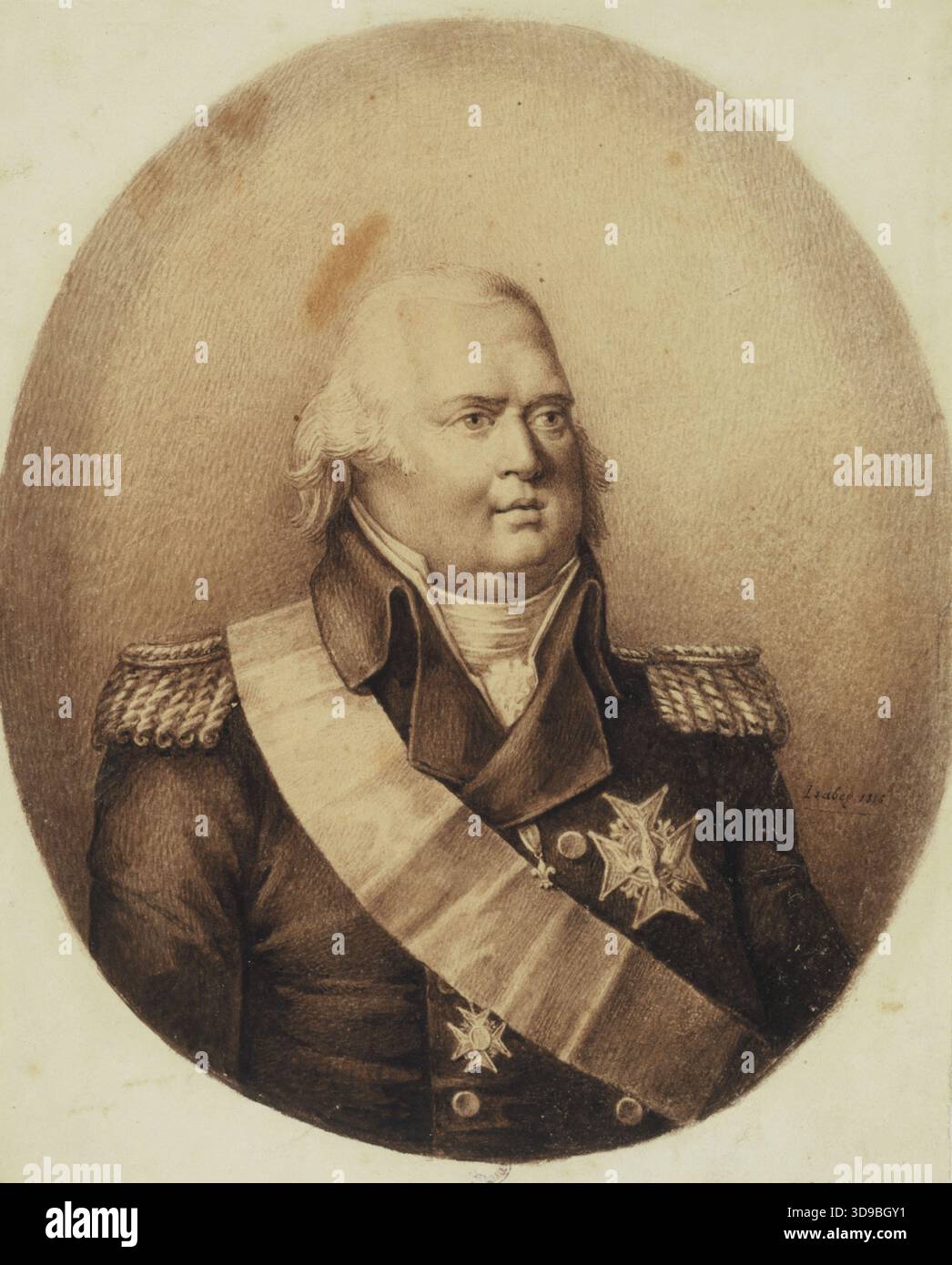 Portrait of King Louis XVIII in 1816, by Jean-Baptiste Isabey ...