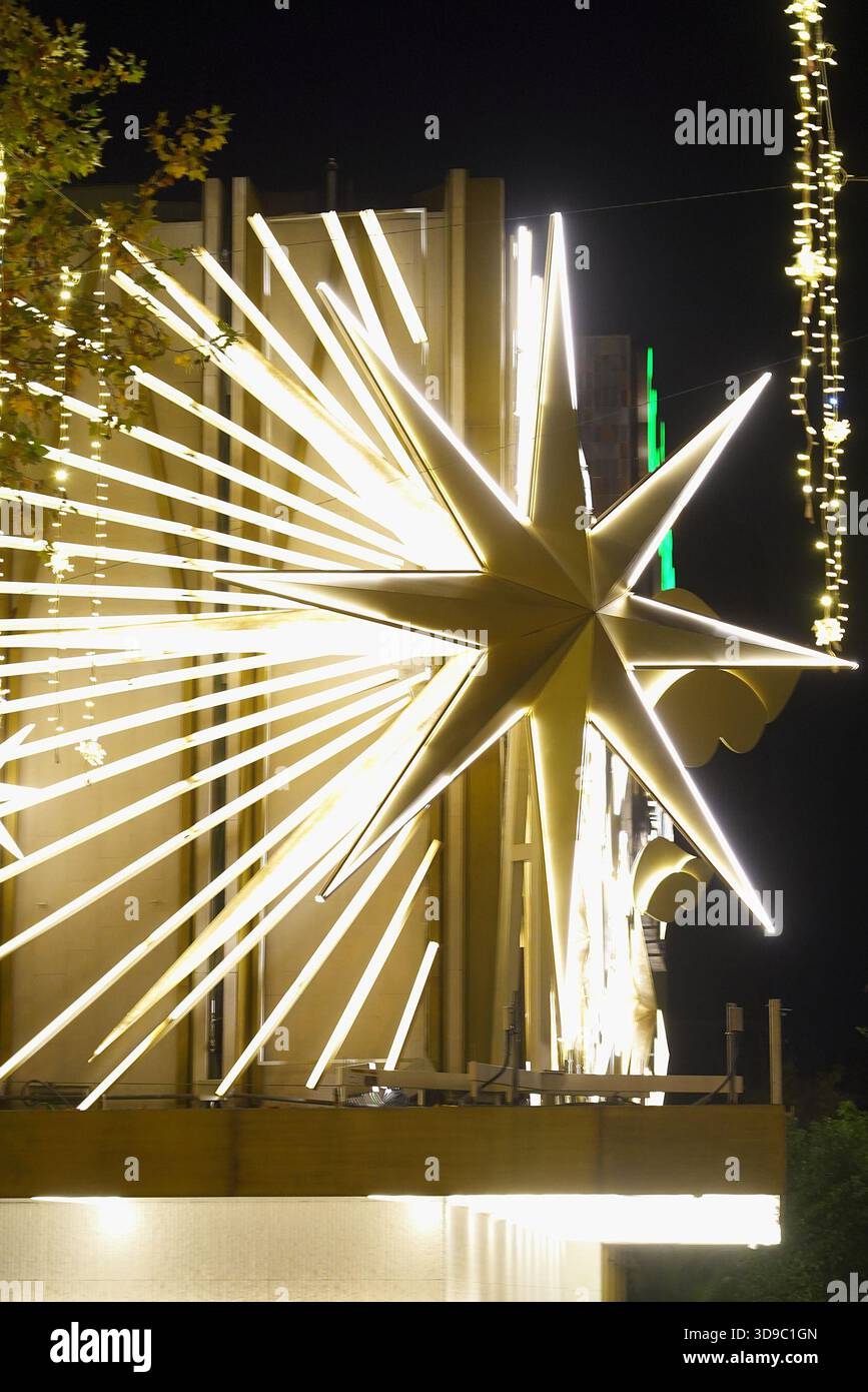 Christmas lights in the city of Madrid on 03 December 2025 in Madrid ...