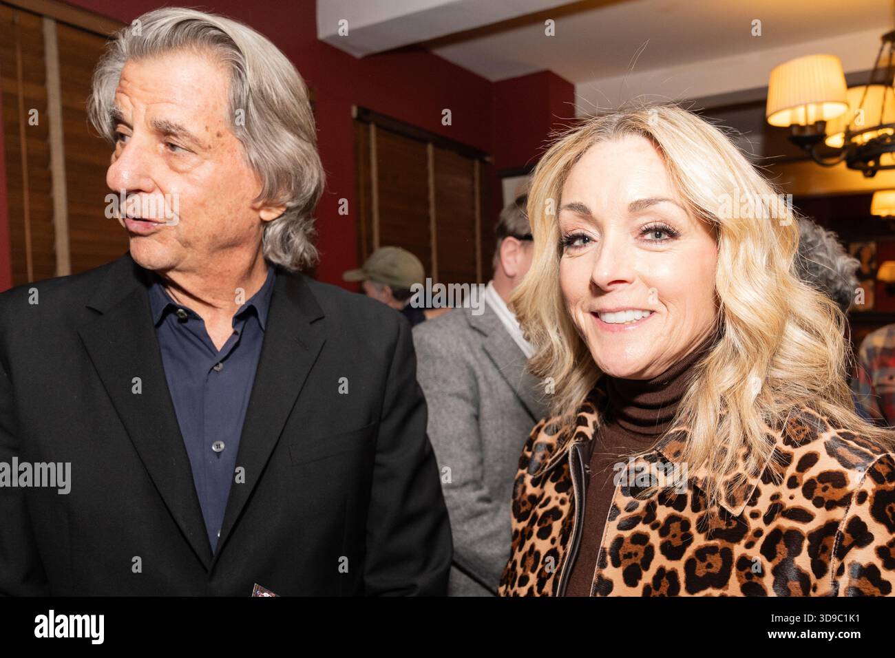 David Rockwell and Jane Krakowski attend unveiling of portrait of ...