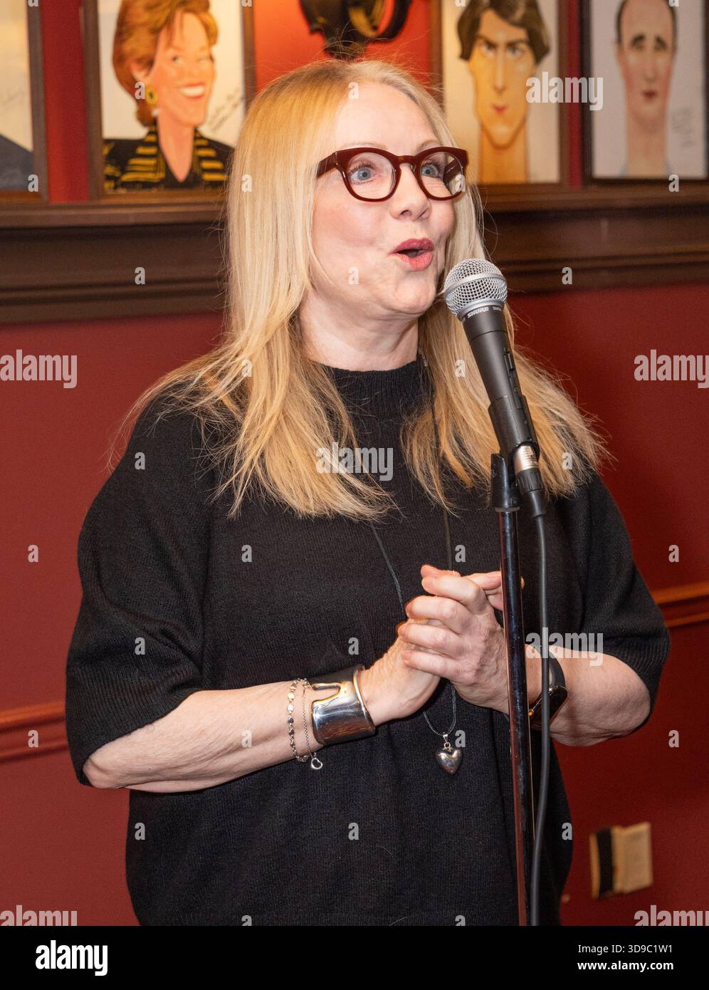 Susan Stroman speaks during unveiling of portrait of theater director ...