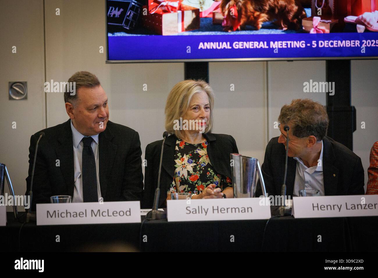 Michael McLeod, Sally Hermann and Henry Lanzer ahead of Premier ...