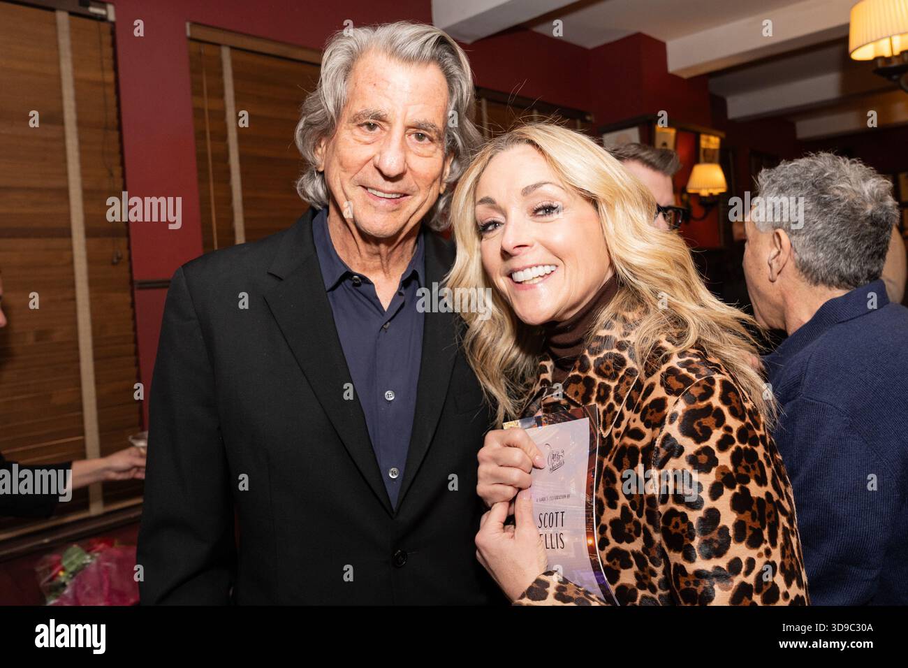 David Rockwell and Jane Krakowski attend unveiling of portrait of ...