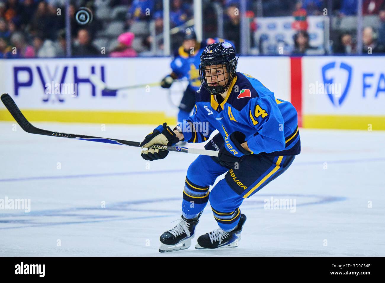 Toronto Sceptres' Renata Fast (14) skates during first-period PWHL ...