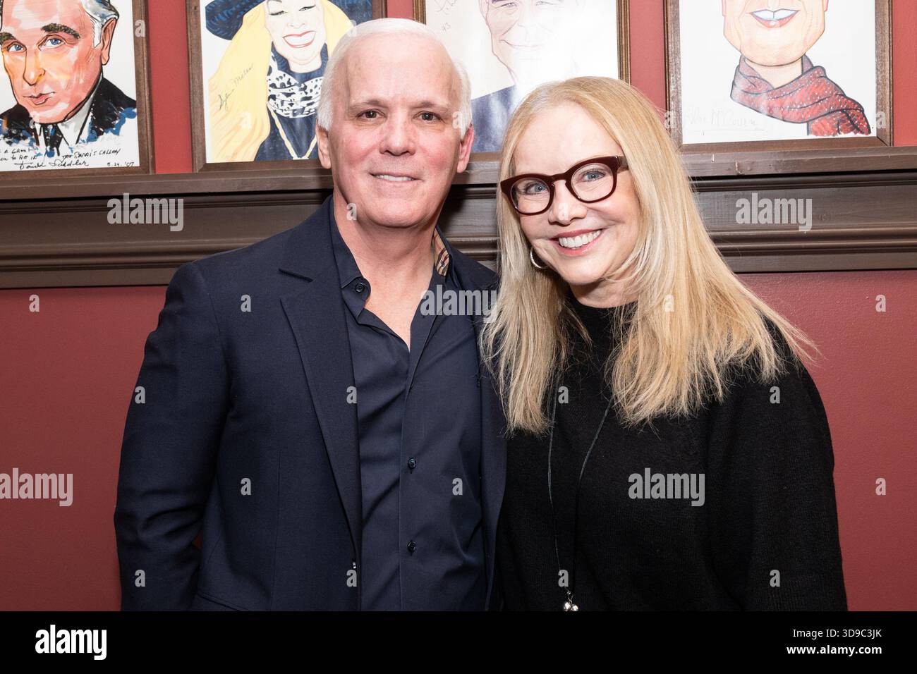 Scott Ellis and Susan Stroman attend unveiling of portrait of theater ...