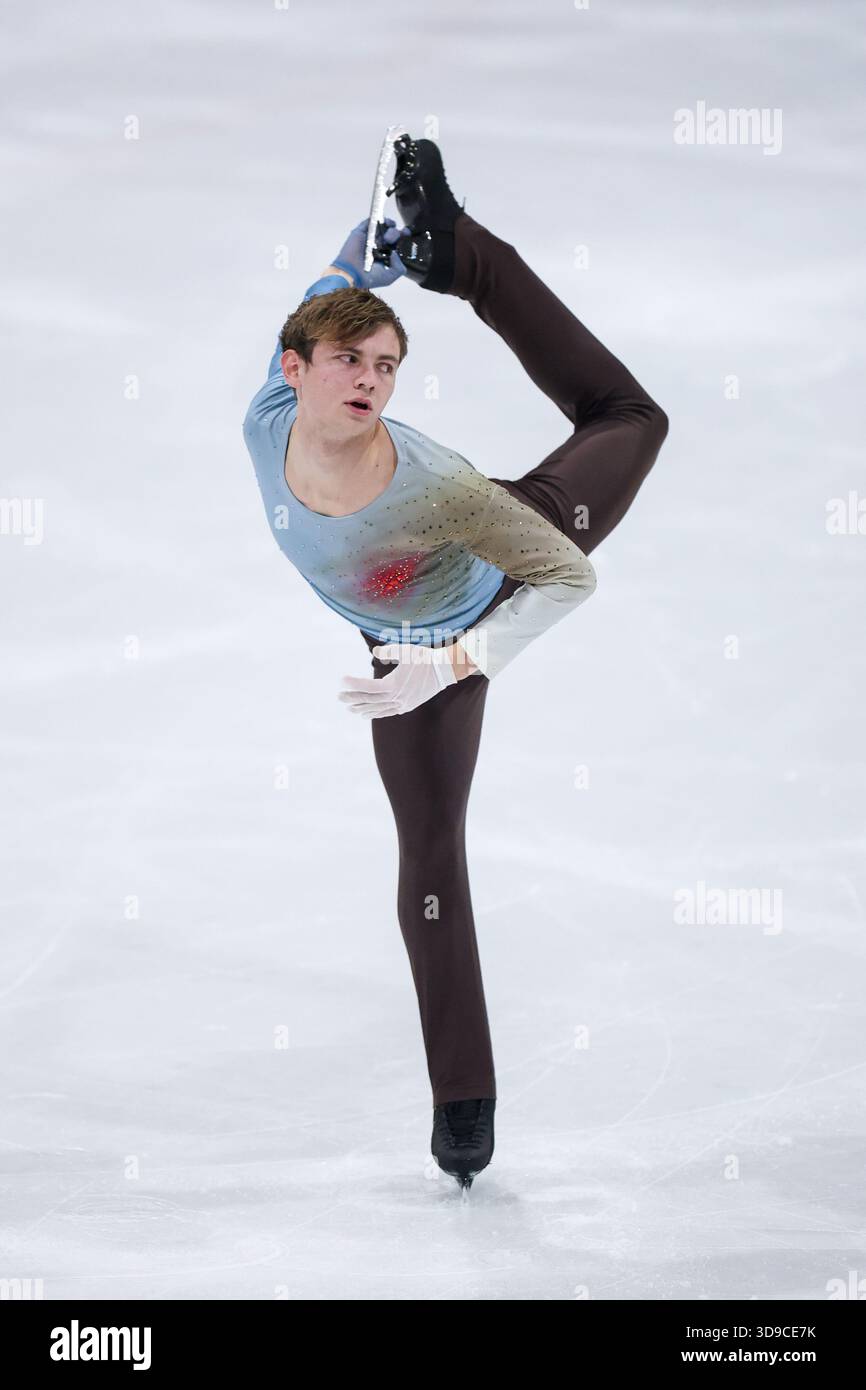 Dillon Judge of Ireland competes in the Men's Short Program on Day 1 of ...