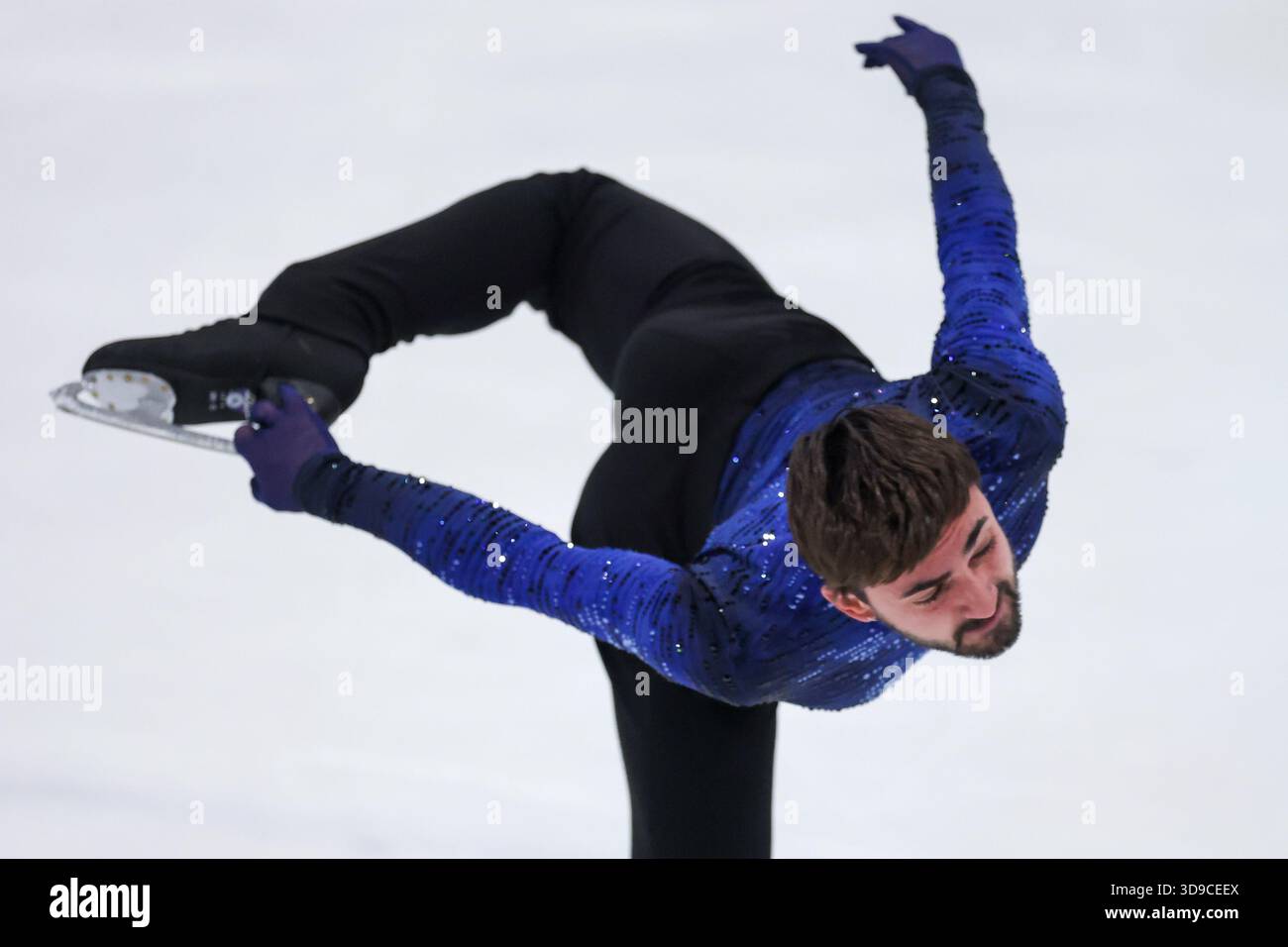 Kevin Aymoz of France competes in the Men's Short Program on Day 1 of ...