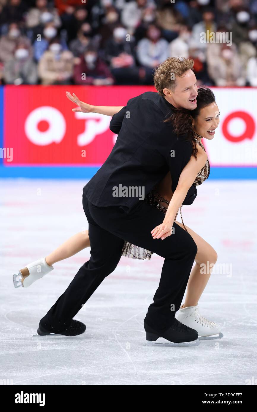 Madison Chock & Evan Bates (USA), DECEMBER 4, 2025 - Figure Skating ...