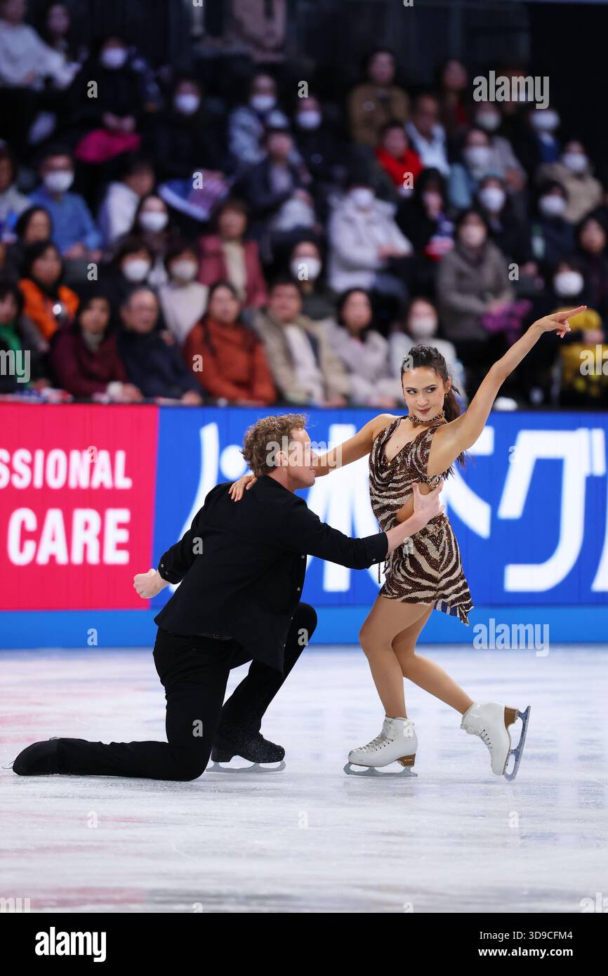 Madison Chock & Evan Bates (USA), DECEMBER 4, 2025 - Figure Skating ...