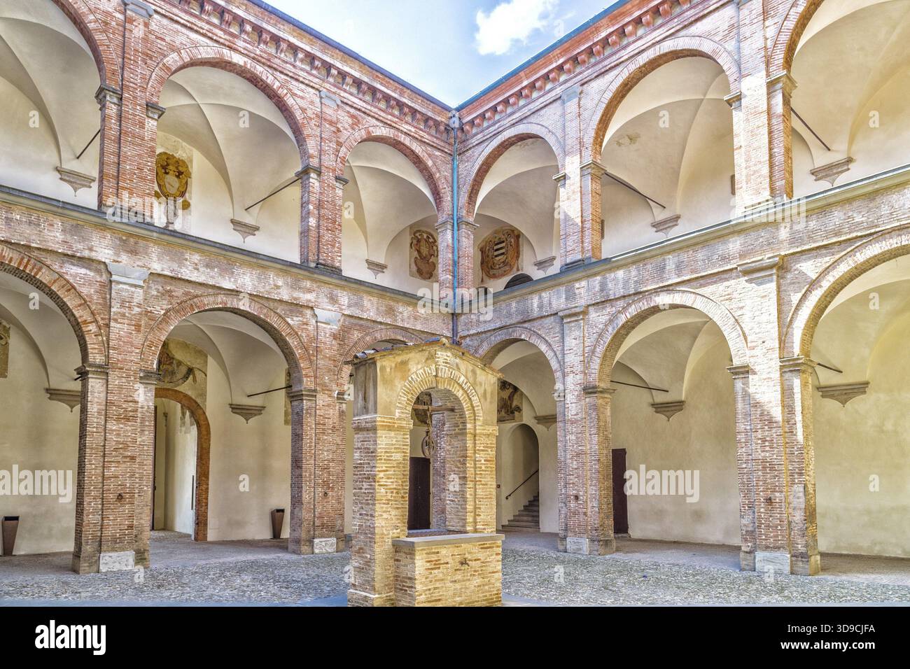 The courtyard with center shaft of The Praetor Palace represents ...