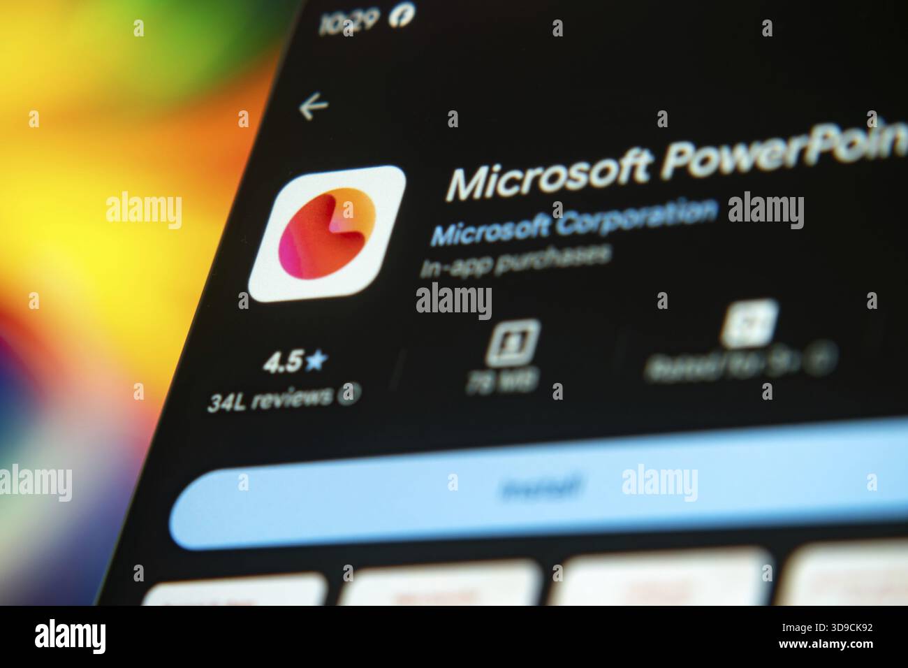 Microsoft PowerPoint app by Microsoft Corporation shown on a mobile ...