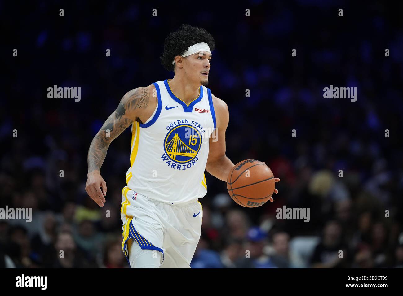 Golden State Warriors' Gui Santos plays during an NBA basketball game ...