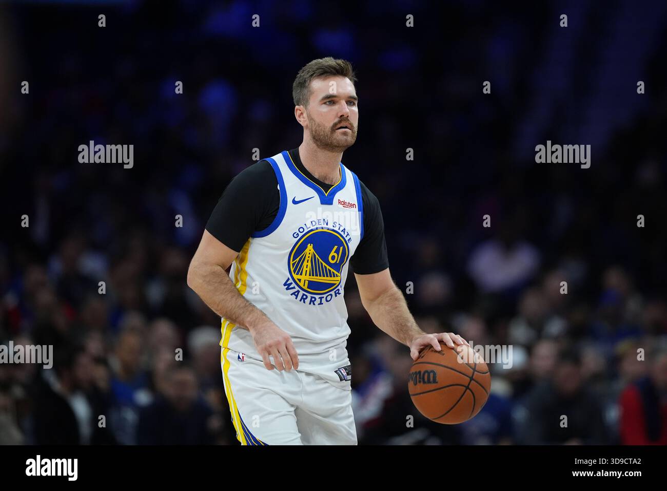 Golden State Warriors' Pat Spencer plays during an NBA basketball game ...