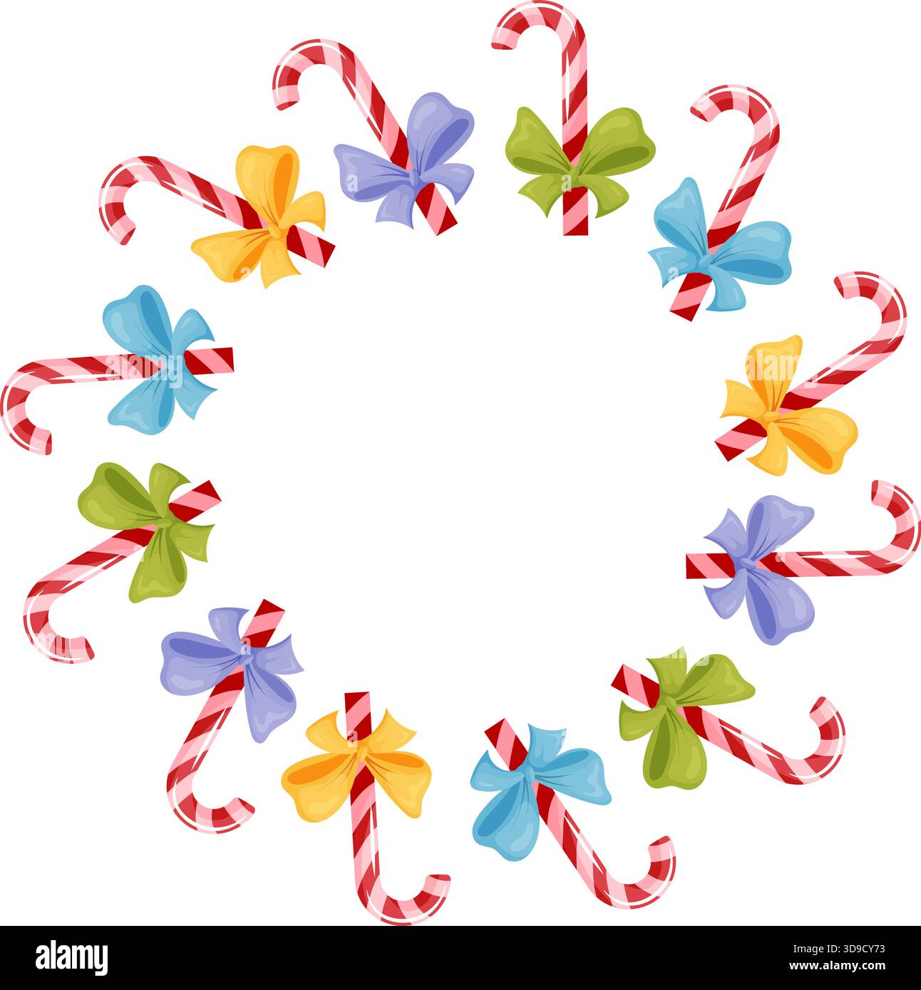 Christmas background circular border Cut Out Stock Images & Pictures ...