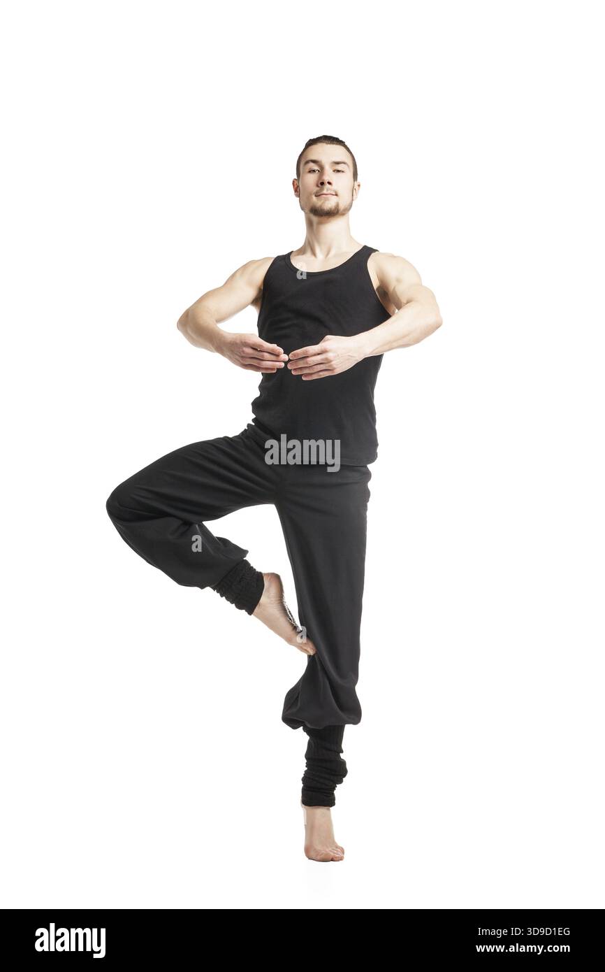 White man black hair Cut Out Stock Images & Pictures - Alamy