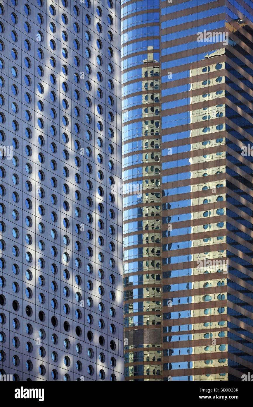 Fasade of office building in Hong Kong Stock Photo - Alamy