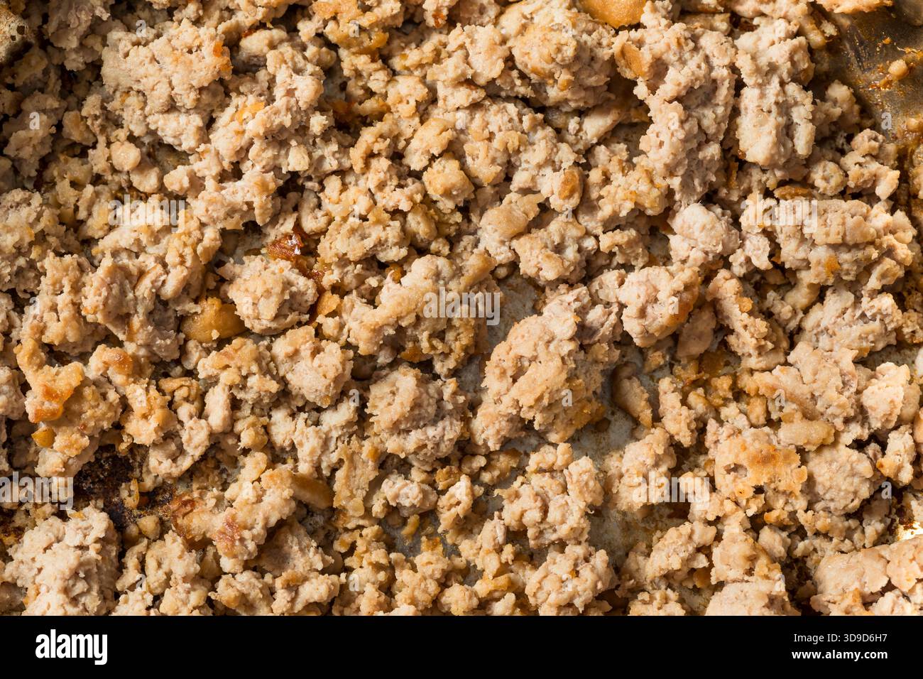 Cooked Homemade Minced Ground Turkey in a Sautee Pan Stock Photo - Alamy