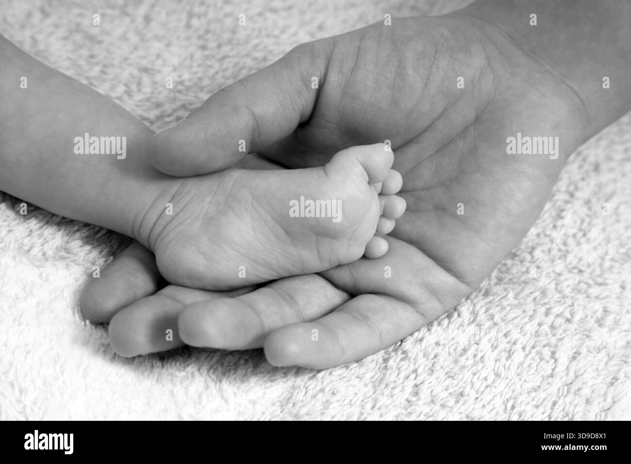 Baby toddler girl Black and White Stock Photos & Images - Alamy