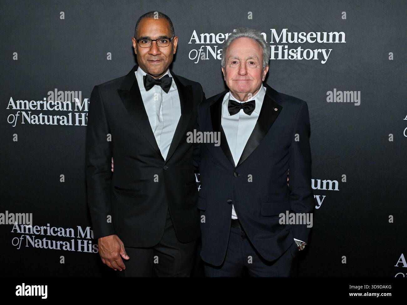 AMNH president Sean M. Decatur, left, Lorne Michaels attend The Museum ...