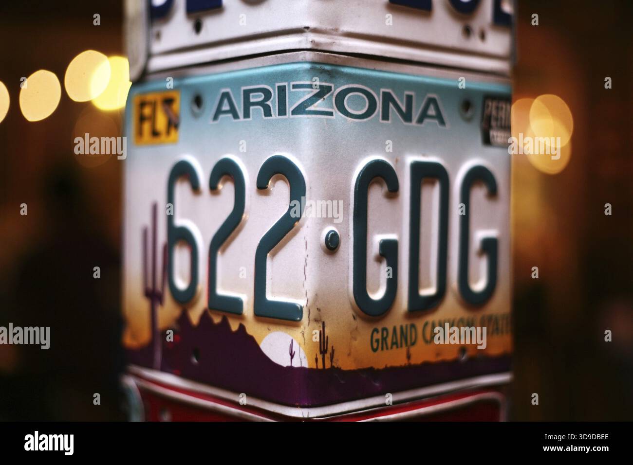 Arizona car license plate hi-res stock photography and images - Alamy