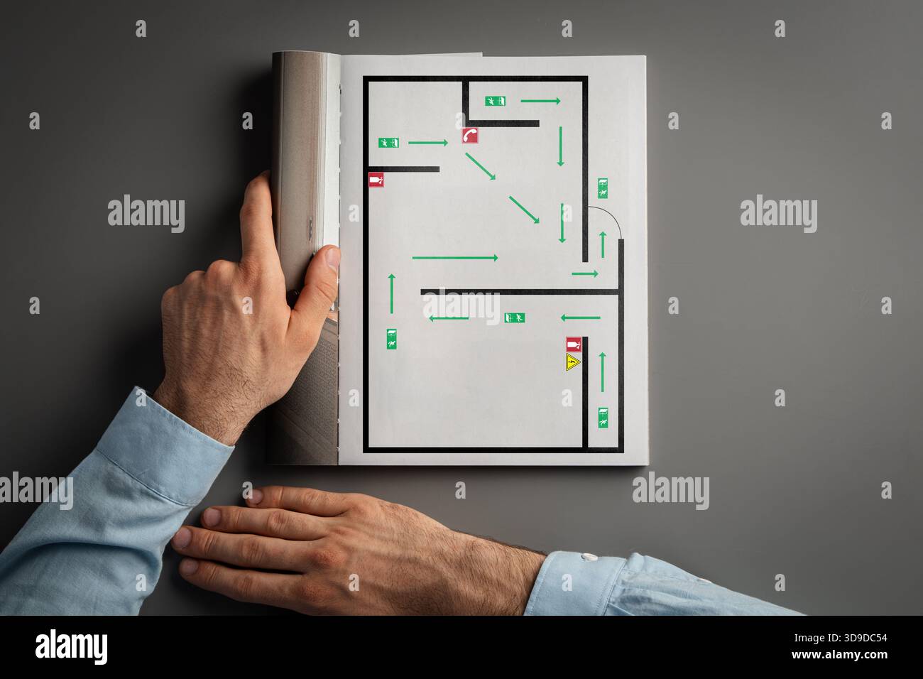 Emergency route map hi-res stock photography and images - Alamy