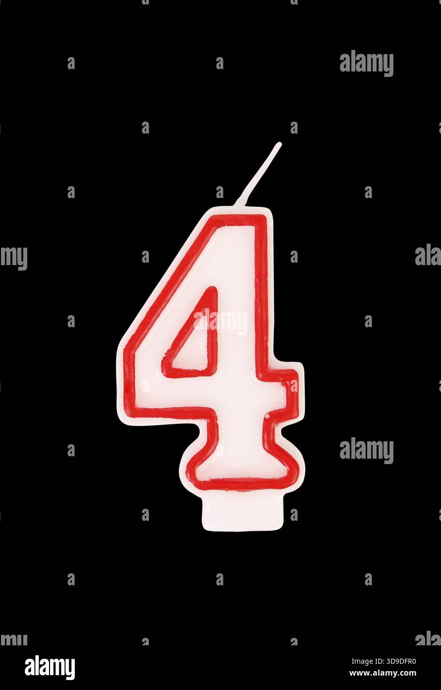 Candle in form four hi-res stock photography and images - Alamy