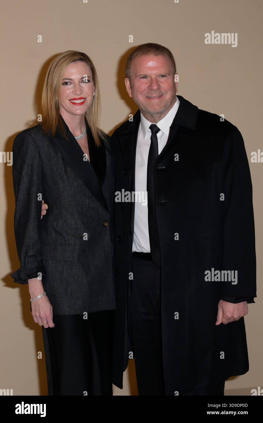 Paige Fertitta (l) and Tilman Fertitta (r) attend at Brunello Il ...