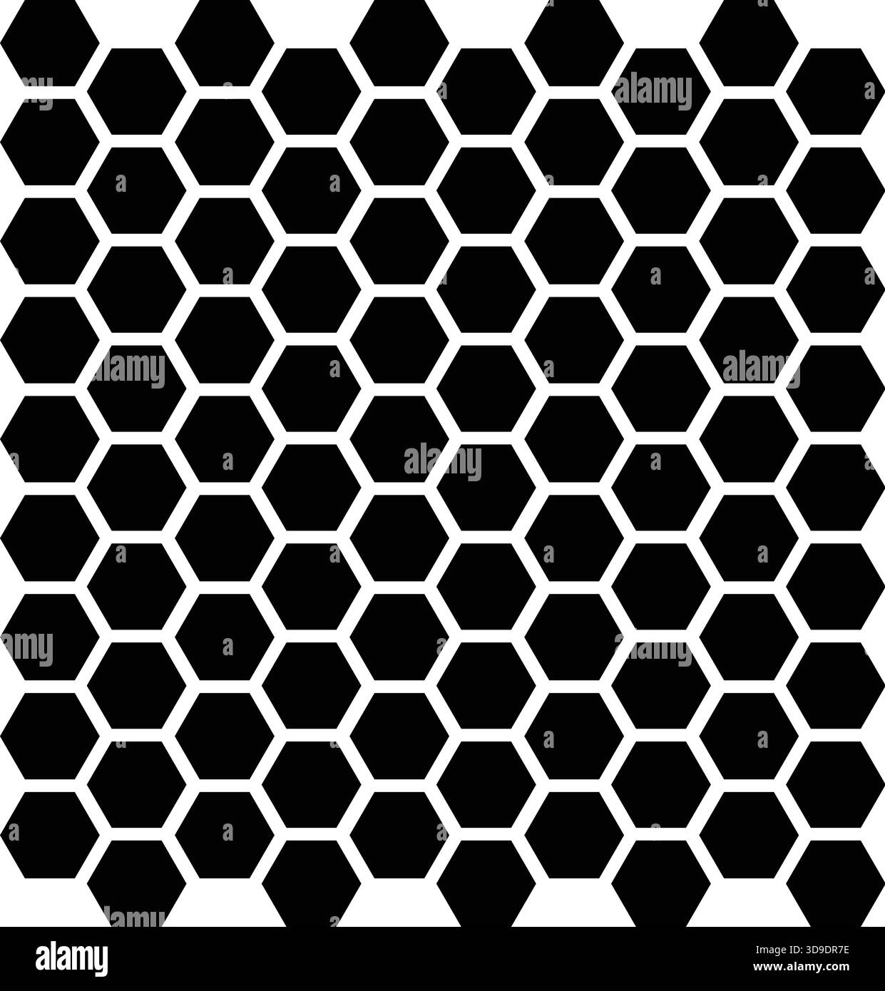 Honeycomb gradient Black and White Stock Photos & Images - Alamy