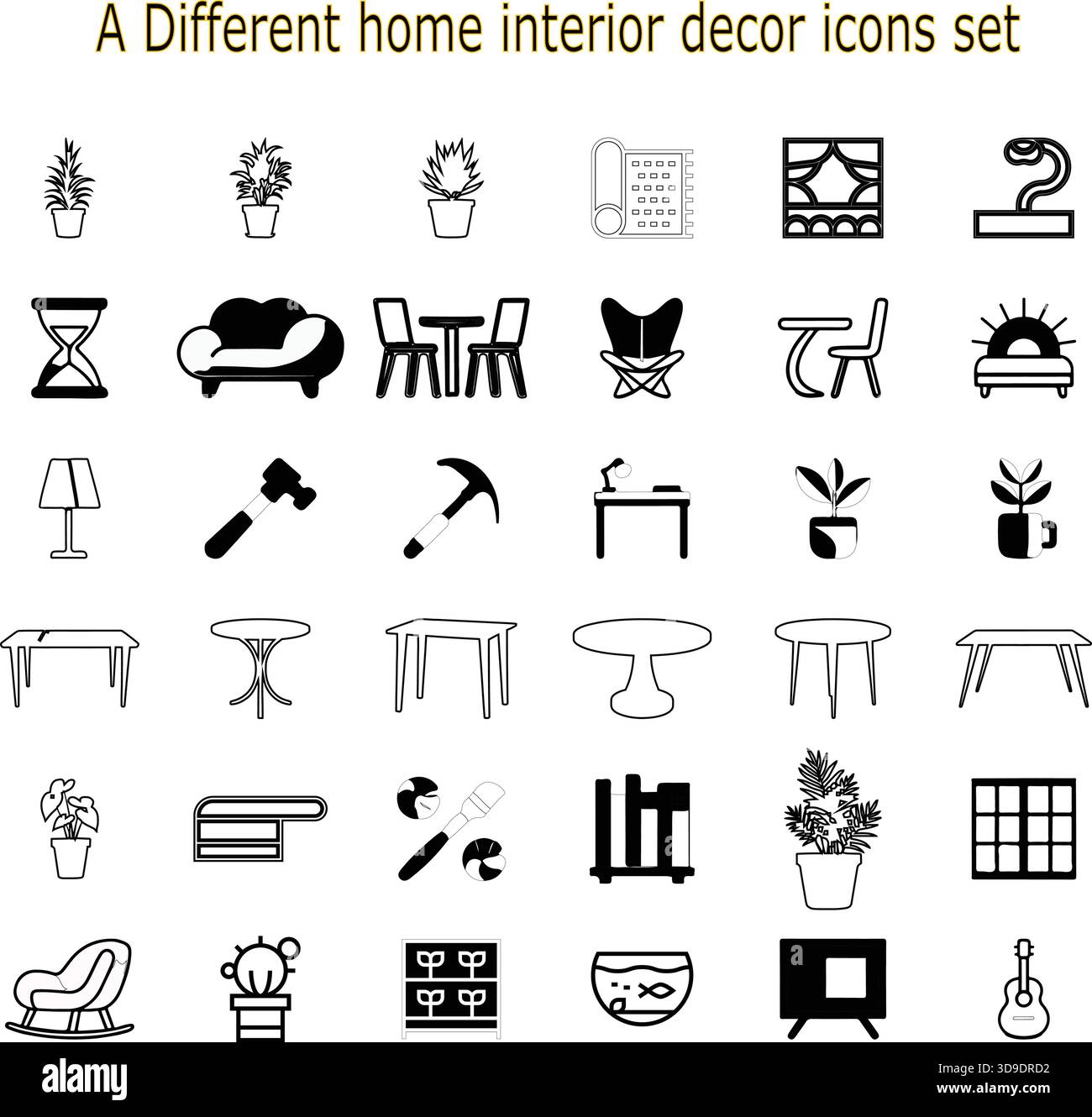 Premium line vector icons Stock Vector Images - Alamy