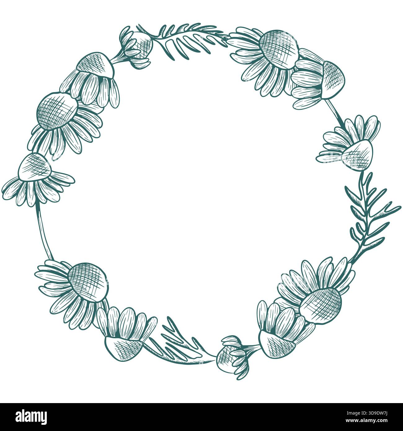 All round border line Cut Out Stock Images & Pictures - Alamy