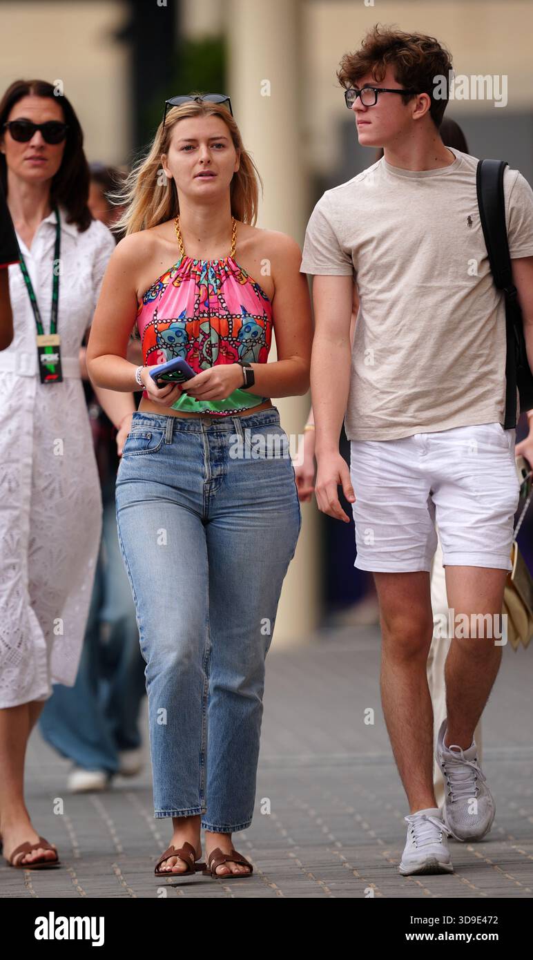 Alicia Torriani Girlfriend Of Haas Oliver Bearman Before Free