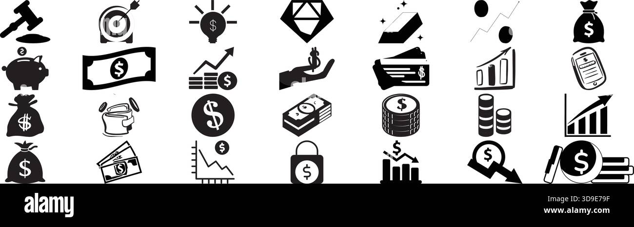 Wallet safe money dollar Stock Vector Images - Alamy