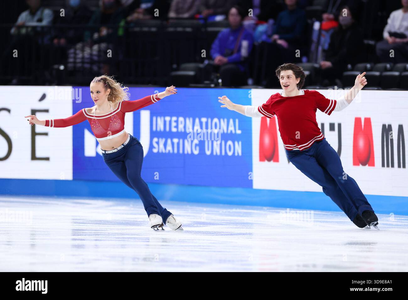 Ambre Perrier Gianesini & Samuel Blanc Klaperman (FRA), DECEMBER 5, 2025 - Figure Skating : ISU ...