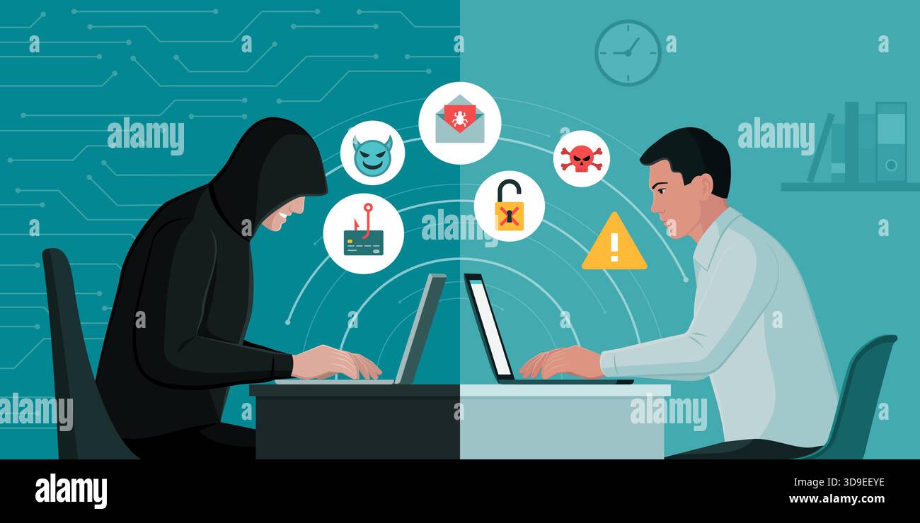 Online fraud scam Stock Vector Images - Alamy