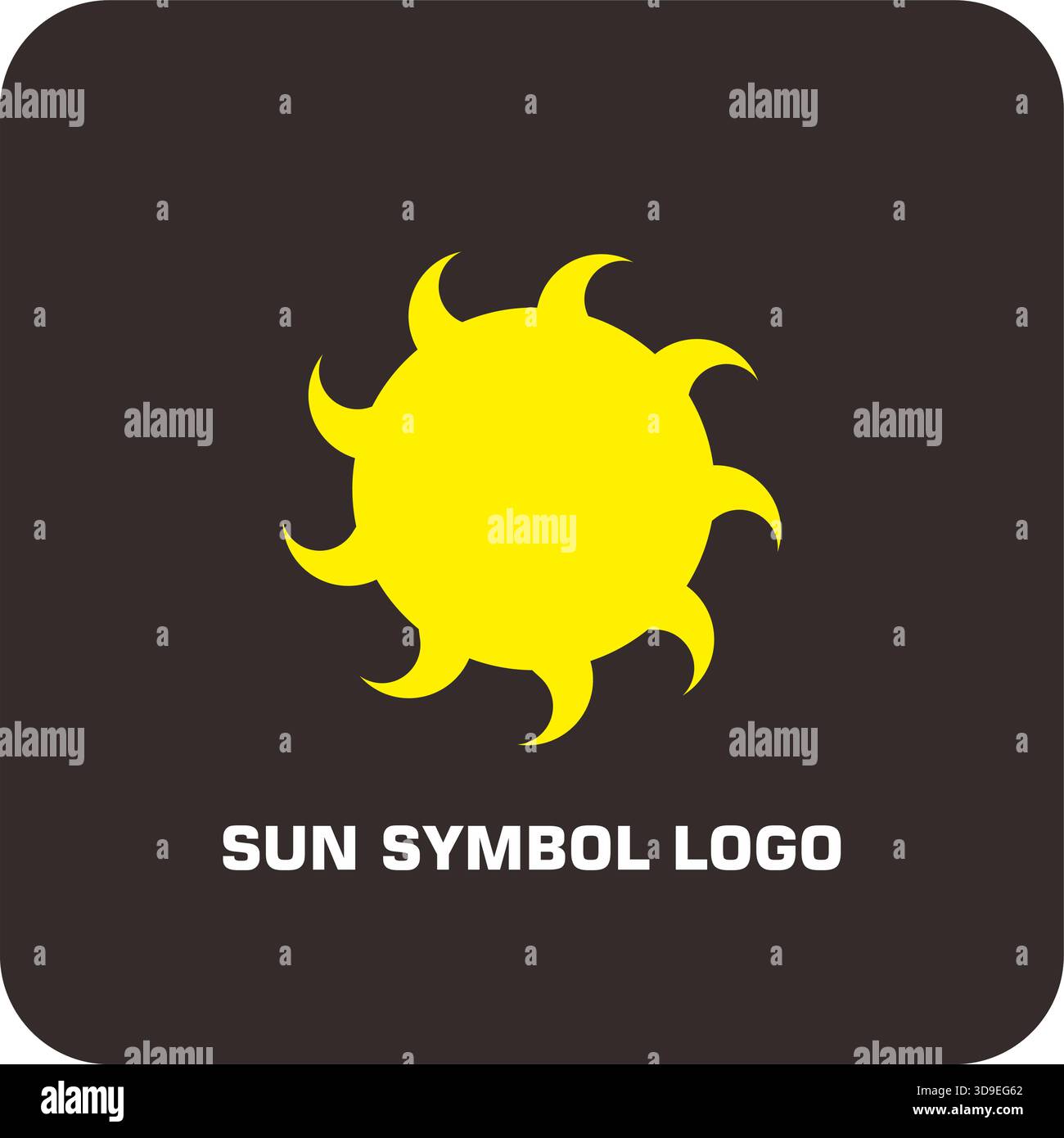 Minimalist Sunrise Logo – Rising Sun Symbol Vector Stock Vector Image ...